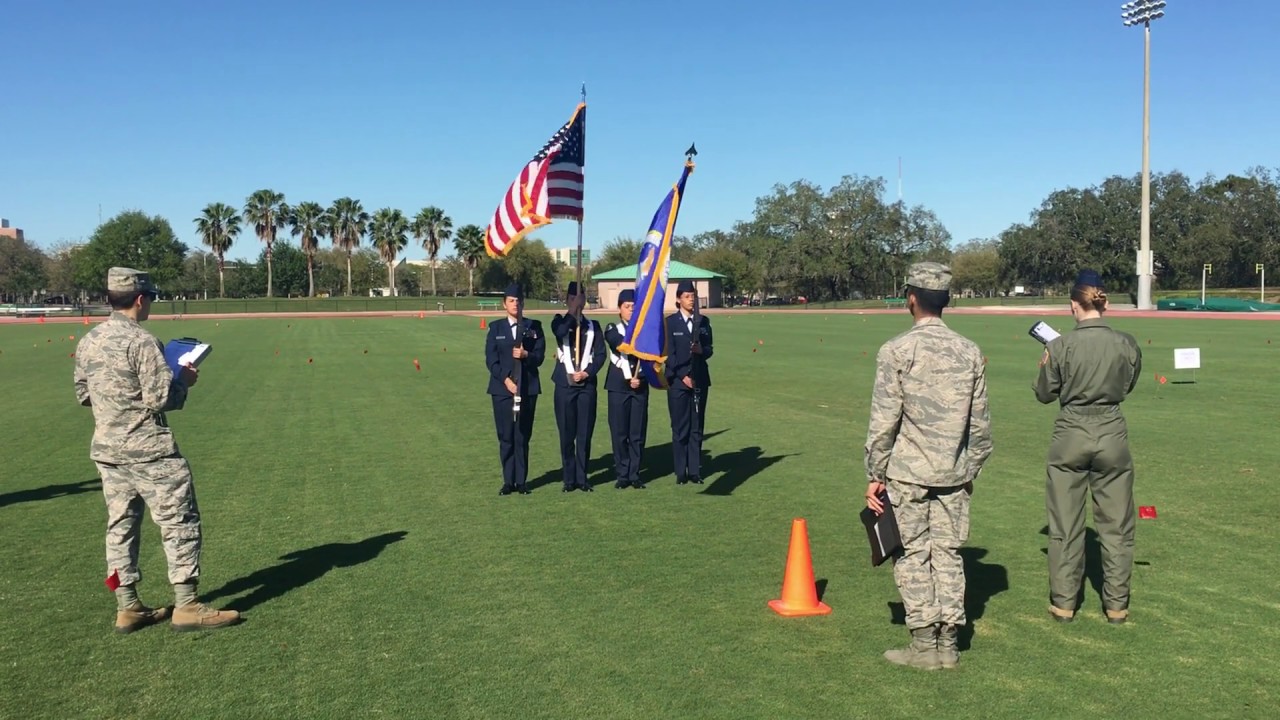 States Drill Competition Air Force Color Guard Sequence - YouTube