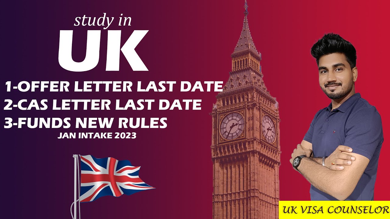 UK 🇬🇧 Offer & CAS letter jan intake 2023 latest update || 🇬🇧Uk study ...