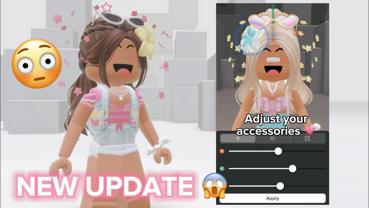 YOU CAN NOW ADJUST YOUR ACCESSORIES ON ROBLOX- 😳😱🥳 - YouTube