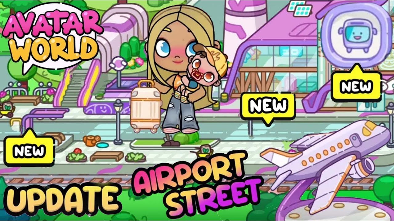 UPDATE STREET AIRPORT JALAN BANDARA, AVATAR WORLD - YouTube