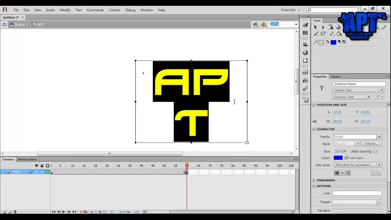 less 11 كورس احتراف Adobe Flash - YouTube