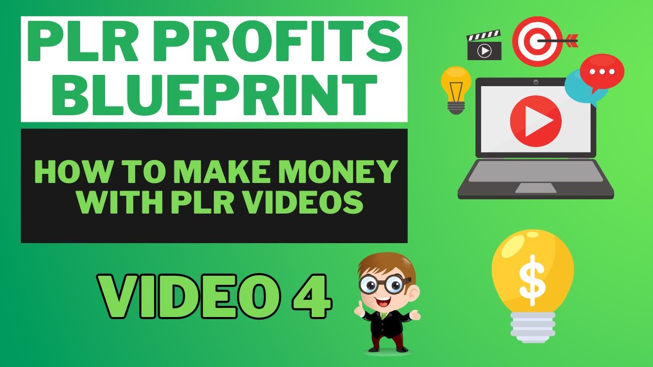 PLR Profits: How To Make Money with PLR Videos (Video 4) - YouTube