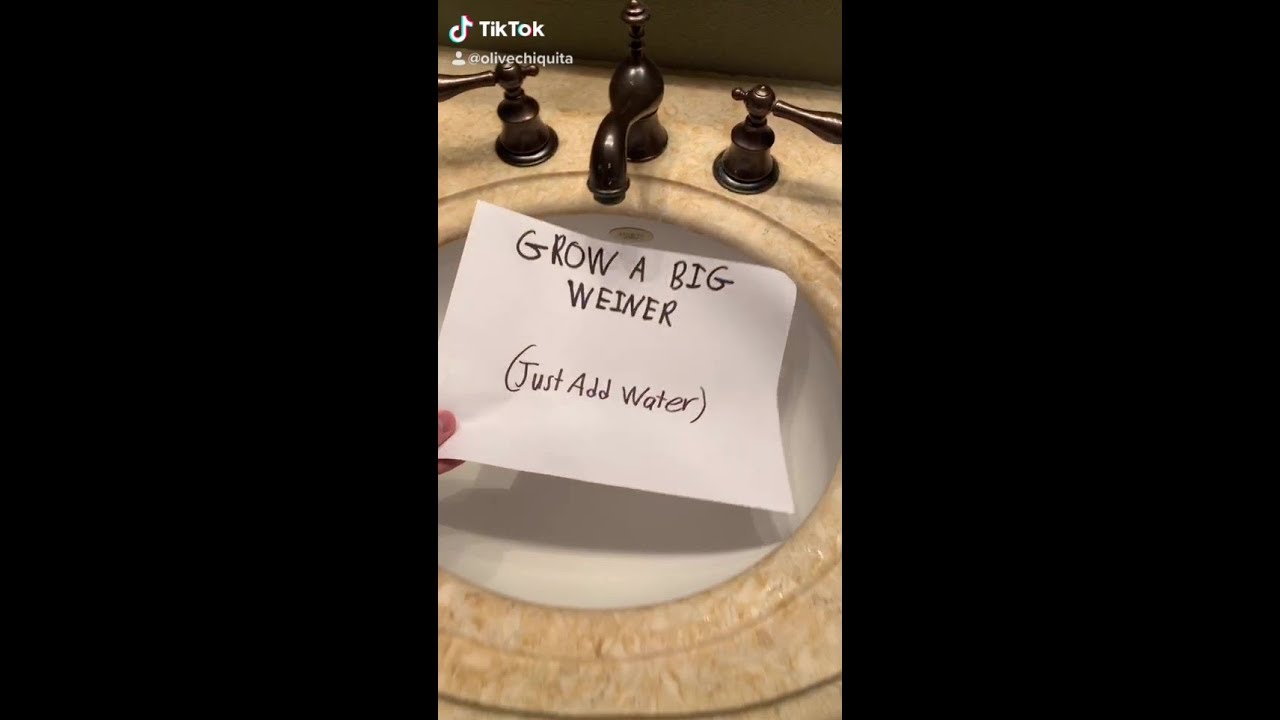 How to grow a BIG wiener - Just add Water! (Funny) - YouTube