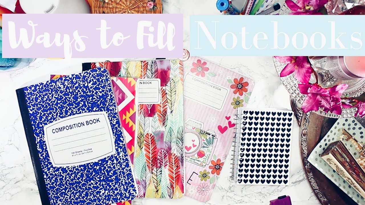 Ways To Fill Notebooks for Self Development - YouTube