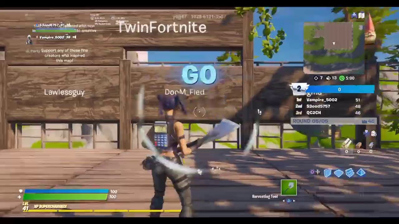 Fortnite creative fill - YouTube