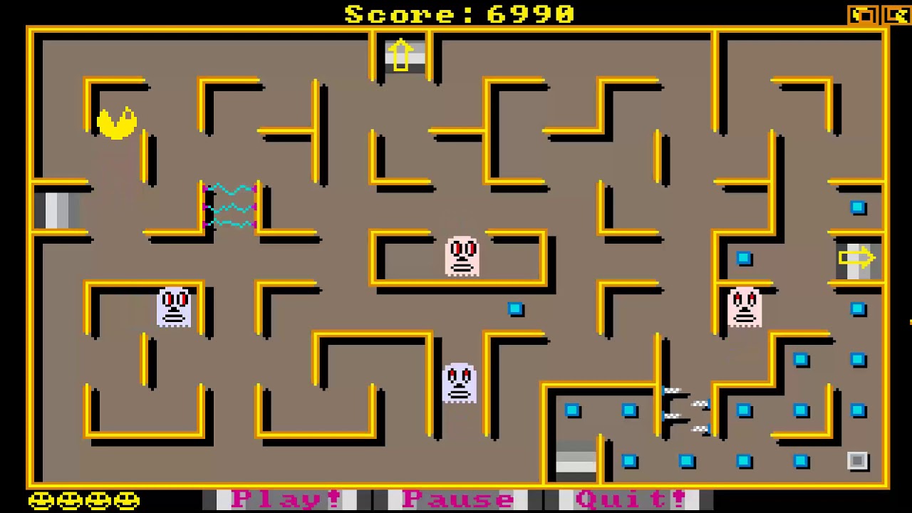 AMIGA PACMAN 87 Steve Jacobs Jim Boyd ATARI 2600 PAC MAN Amiga Library ...