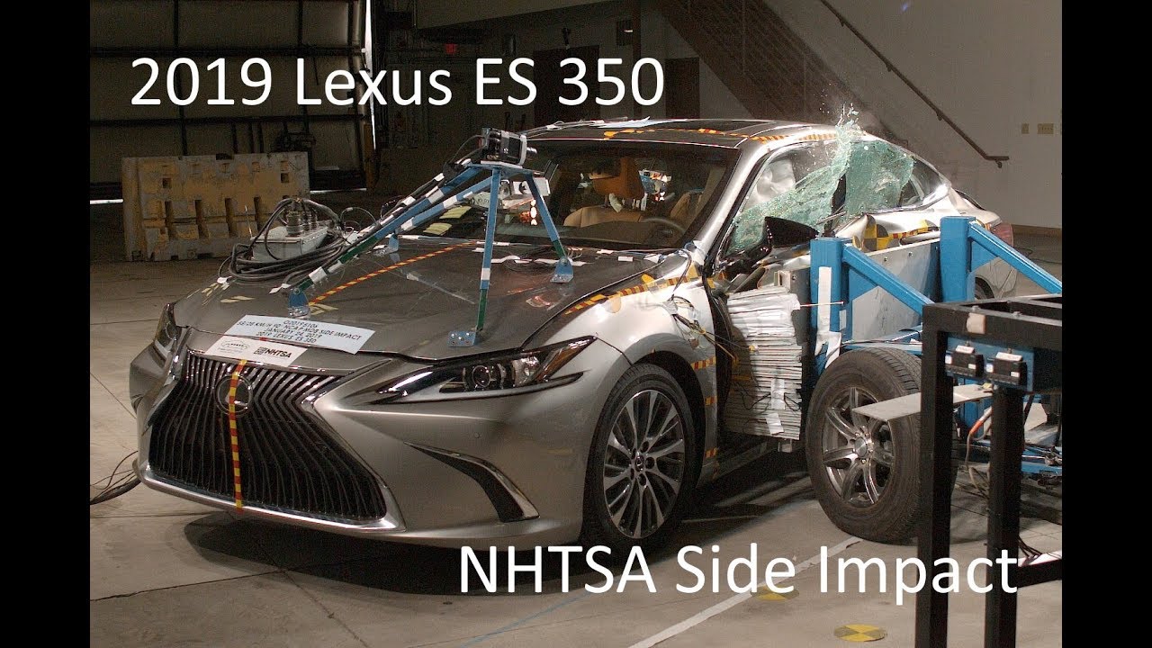 2019-2020 Lexus ES 250/ES 300h/ES 350 NHTSA Side Impact - YouTube