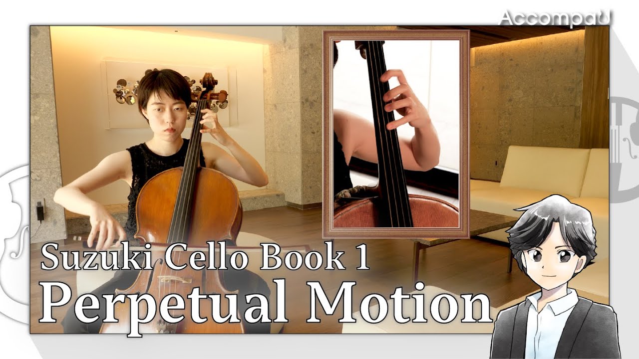 Perpetual Motion | S.Suzuki | Suzuki Cello Book 1【Practice Version ...