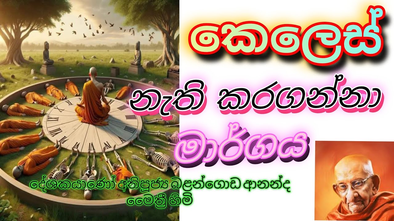 කෙලෙස් නැති කරගන්නා මාර්ගය | බළන්ගොඩ ආනන්ද මෛත්‍රී හිමි | Balangoda ...