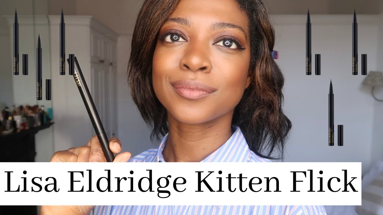 New! Lisa Eldridge Kitten Flick Liquid Eyeliner Review! - YouTube