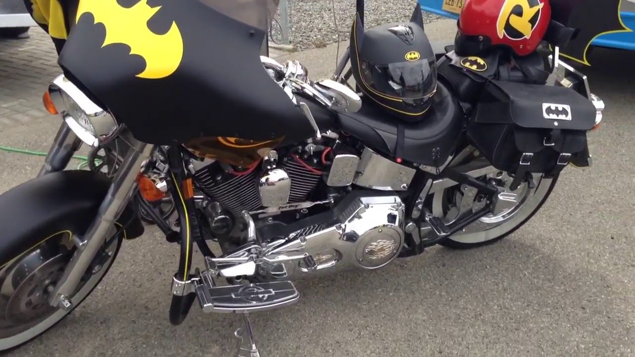 The Gotham Bike - Batman Rides in Whitehorse Yukon - YouTube