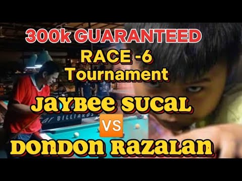 JAYBEE SUCAL 8/10🆚 DON2 RAZALAN race6 tournament 300k guaranteed PRIZE 🏆 gensan Philippines 🎱🏆 ...