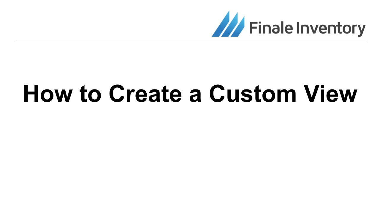 How to create a Custom View - YouTube