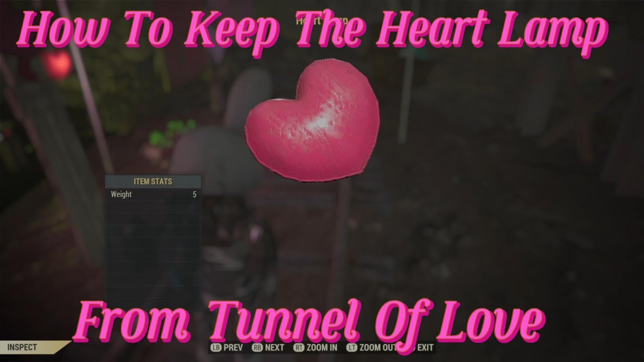 Fallout 76 (How To Keep The Heart Lamp) - YouTube