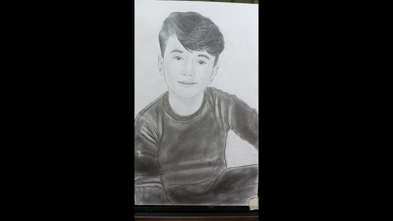 How to draw a handsome boy step by step || pencil sketch for beginners ...