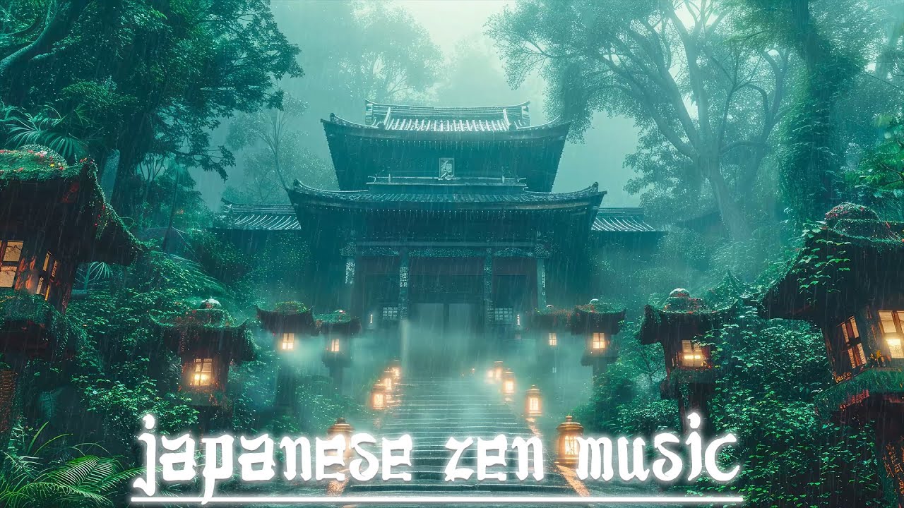 Tranquility Amidst Rain - Japanese Zen Music For Meditation, Healing ...