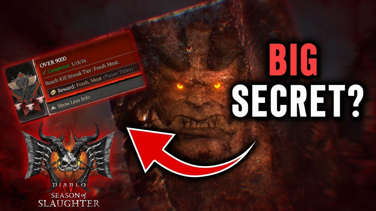 SECRET “OVER 9000” ACHIEVEMENT GUIDE (Fresh Meat Title) | Diablo 4 S12 ...