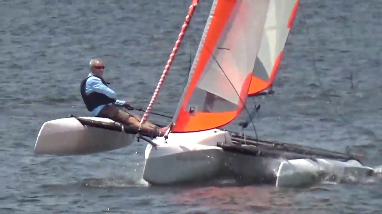 Astus Trimaran From Shore - YouTube
