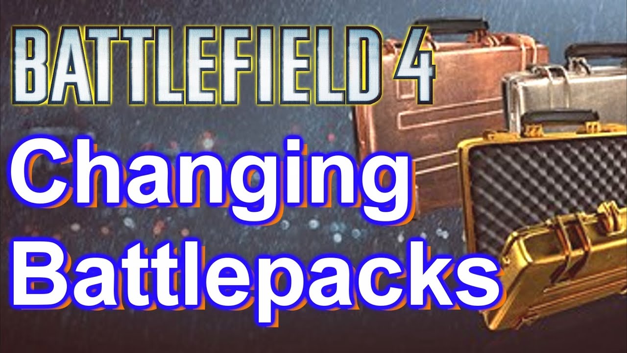 Battlefield 4 - Changing Battlepacks & How Battlepacks Work (BF4 Beta ...