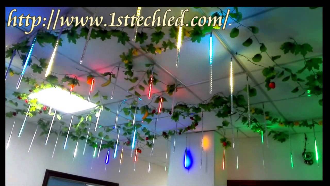 snowfall led light www 1sttechled com - YouTube