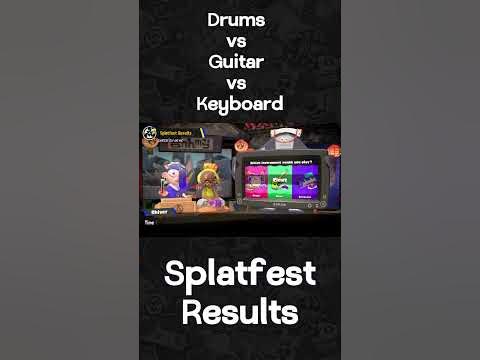Drums vs Guitar vs Keyboard Splatfest results!!! | Splatoon 3 #splatoon #splatoon3 #splatfest ...