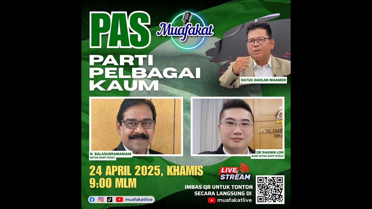 Bicara Muafakat Siri 9 : PAS Parti Pelbagai Kaum - YouTube