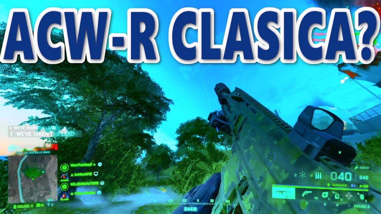 Descubre la ACW-R clasica con los acesorios de Battlefield 2042! # ...