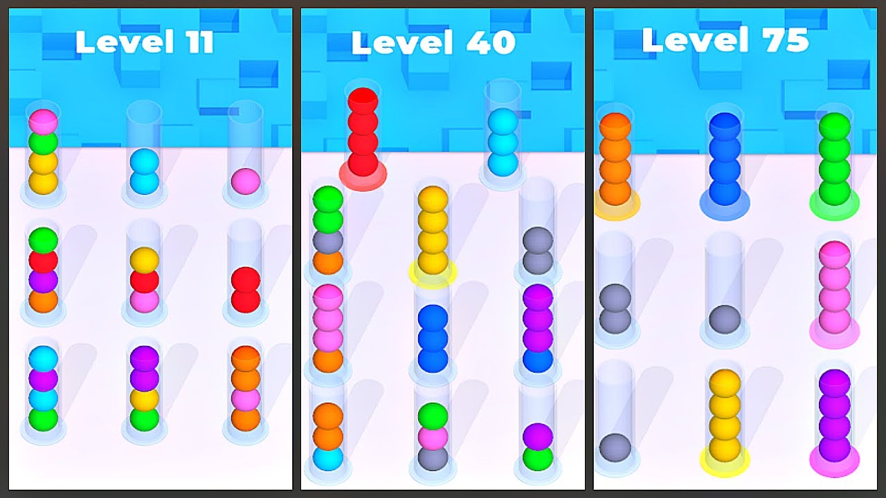 Sort the Balls: Color Puzzle 3D (Gameplay Android) - YouTube