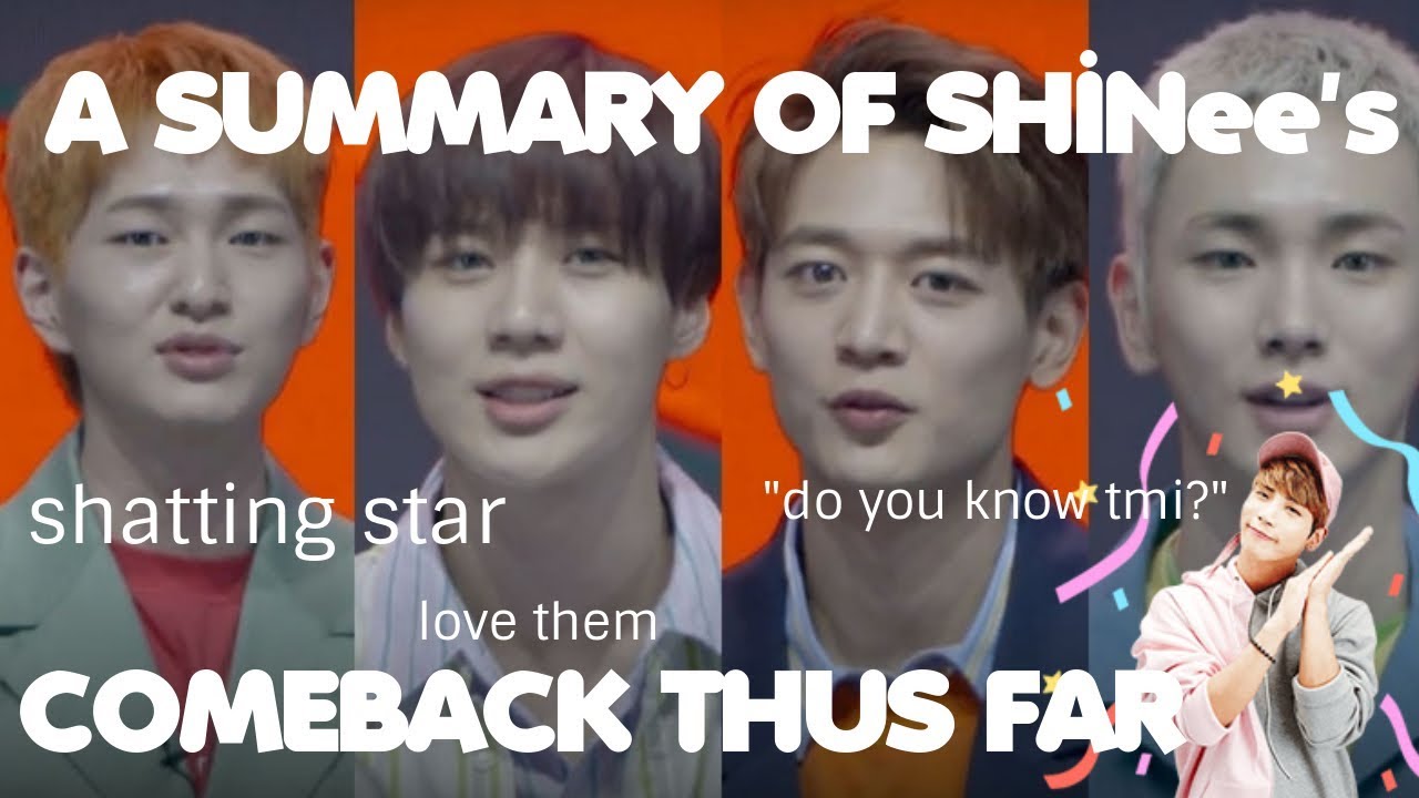A summary of SHINee's comeback thus far - YouTube