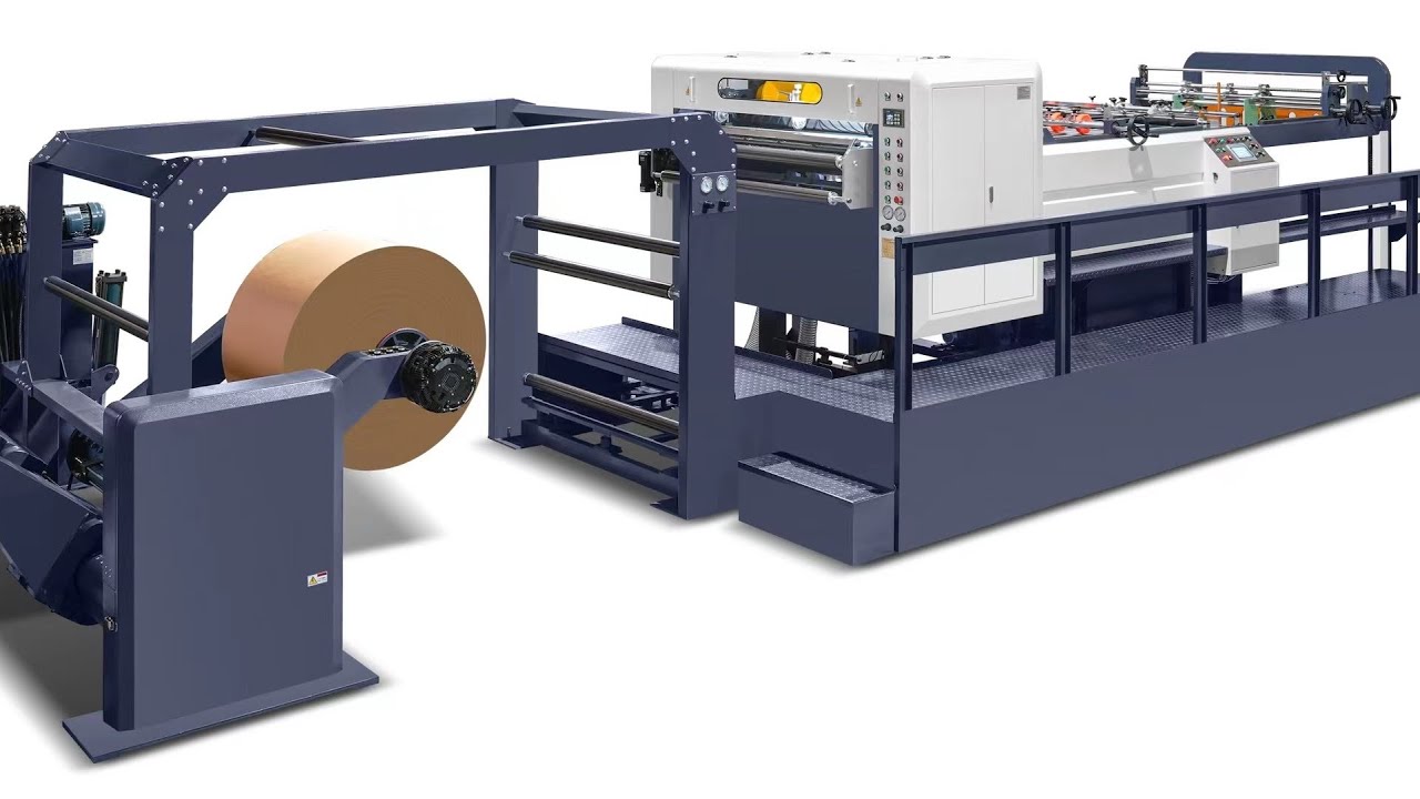 Double Rotary Blade Paper Sheeter put into use at the new production ...