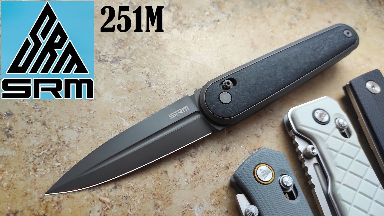 NEW SRM 251M Стальной Клык или edc Кинжал - YouTube