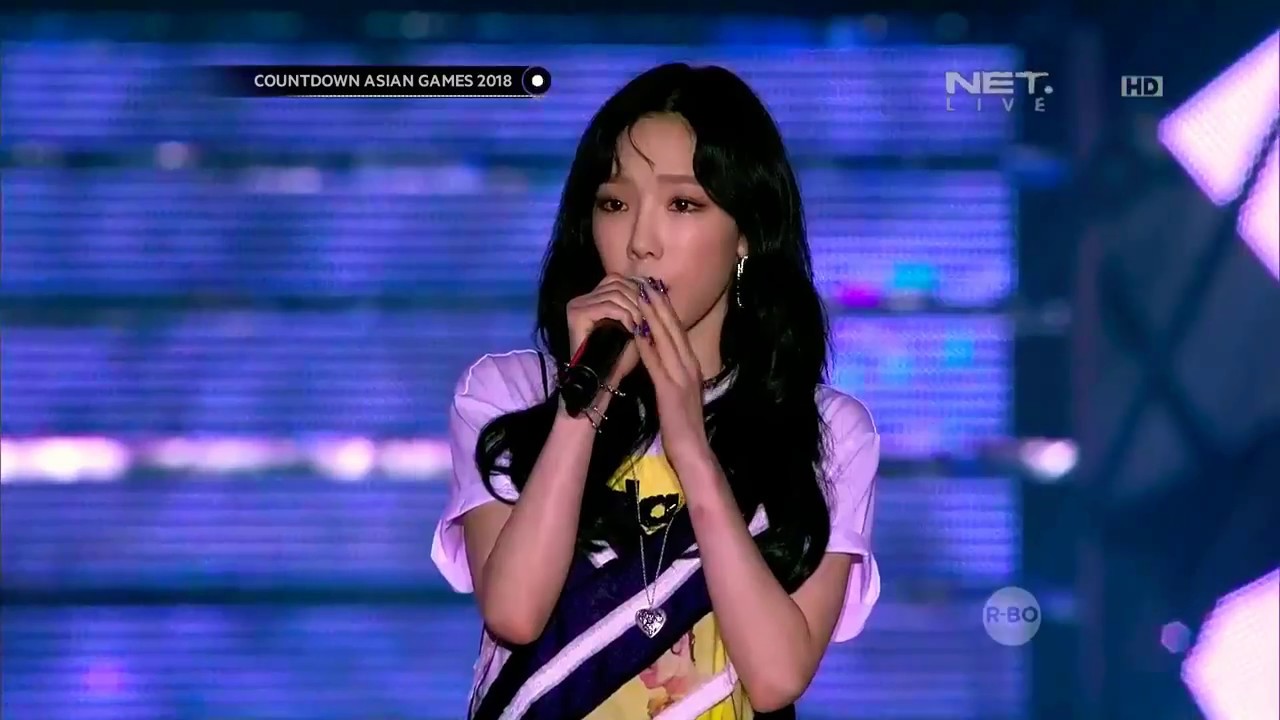 170818 Taeyeon - Fine Live Countdown Asian Games 2018 - YouTube