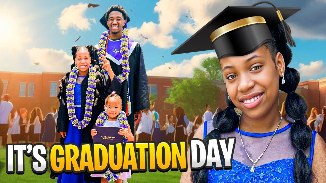 MY DAUGHTER'S 4th GRADE GRADUATION & SURPRISE GRADUATION PARTY 🎉🎓 ...