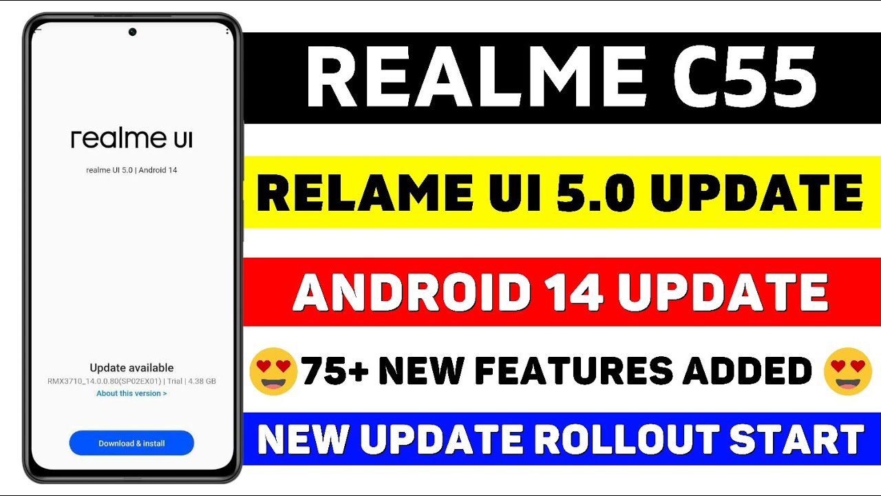 Realme C55 Realme UI 5.0 Update | Realme C55 UI 5.0 Update | Realme C55 ...