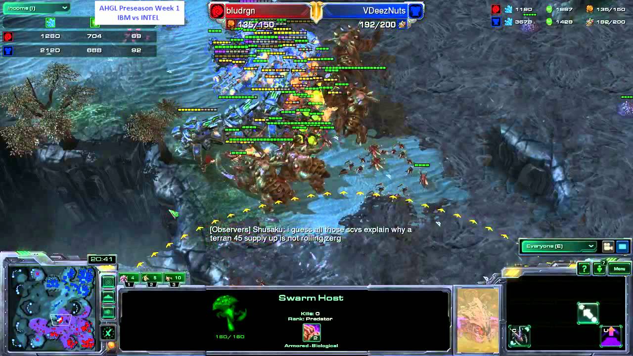 AHGL Preseason Week 1: IBM vs Intel Game 3 (VDeezy vs bludrgn) - YouTube