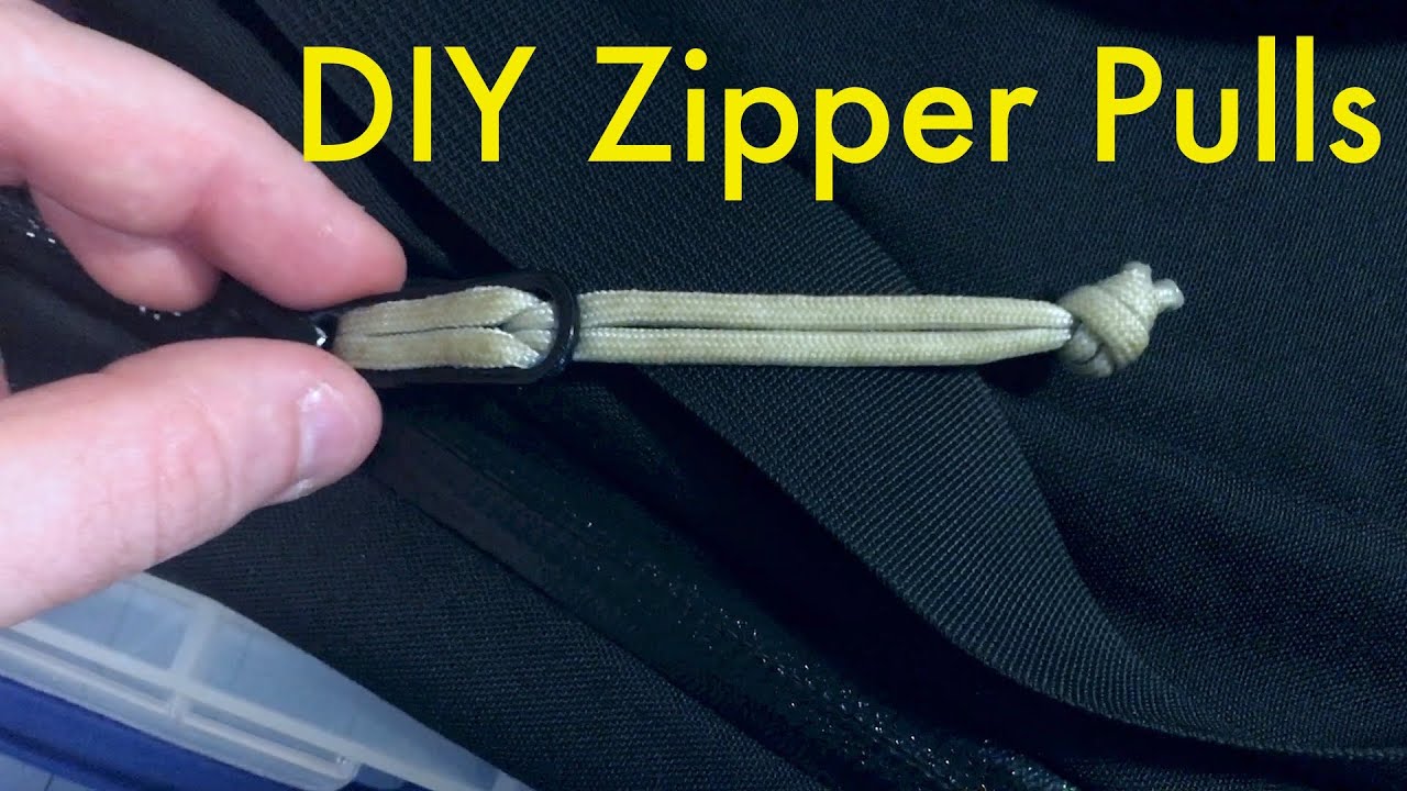 EDC: DIY Zipper Pulls - YouTube