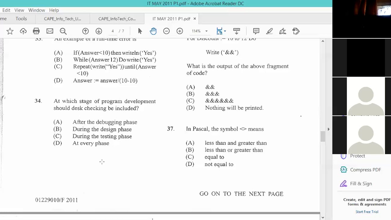 Grade 11- pass paper 2 - YouTube