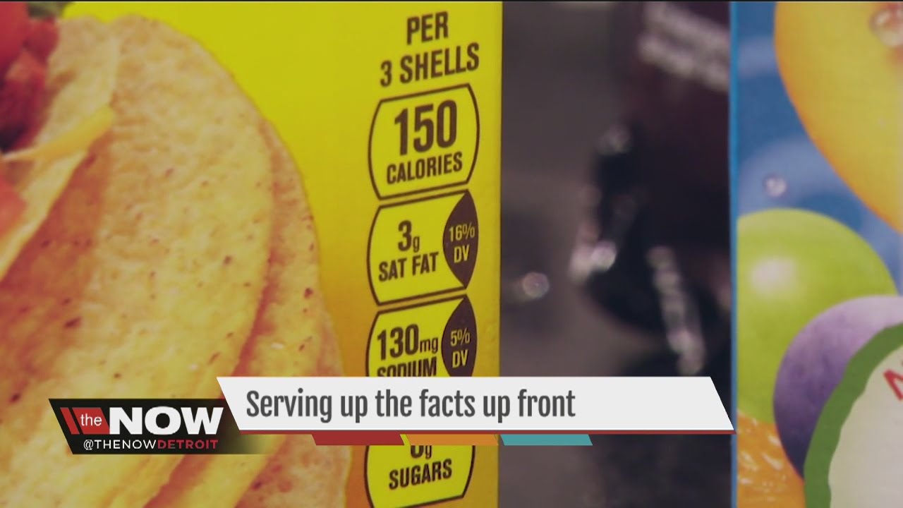 Up front food labeling - YouTube