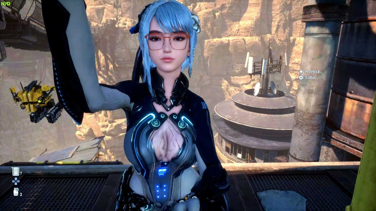 Eve makes eye contact with the player New Game + Stellar Blade | 4K ...