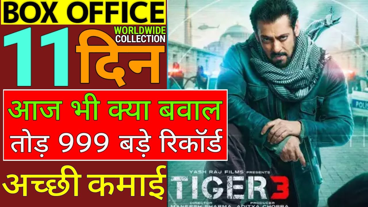 Tiger 3 11th Day Collection | Tiger 3 Box Office Collection | Tiger 3 ...
