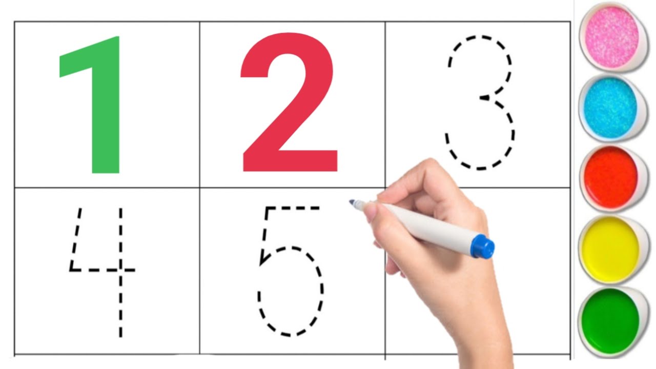 1 to 100 counting numbers // preschool learning number // kids rhymes ...