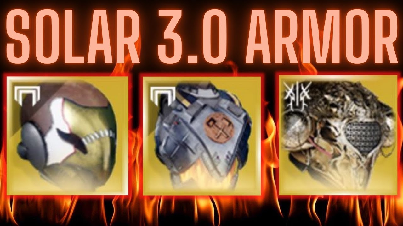 The Best Exotic Armor For Solar 3.0! (All Classes) - YouTube