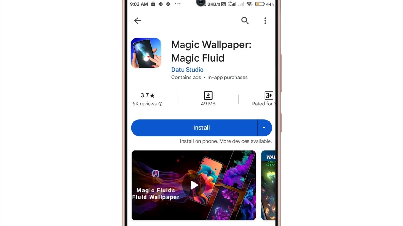 Magic Wallpaper Magic Fluid App Kaise Use Kare !! How To Use Magic ...