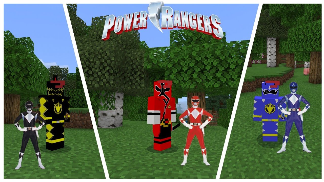 incrível ADDON/MOD POWER RANGERS SAMURAI!! para MCPE - YouTube