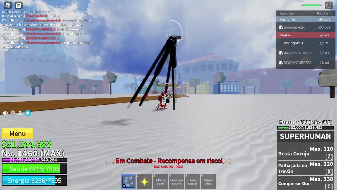 SuperHuman VS DarkStep V2 - Blox Fruits - YouTube