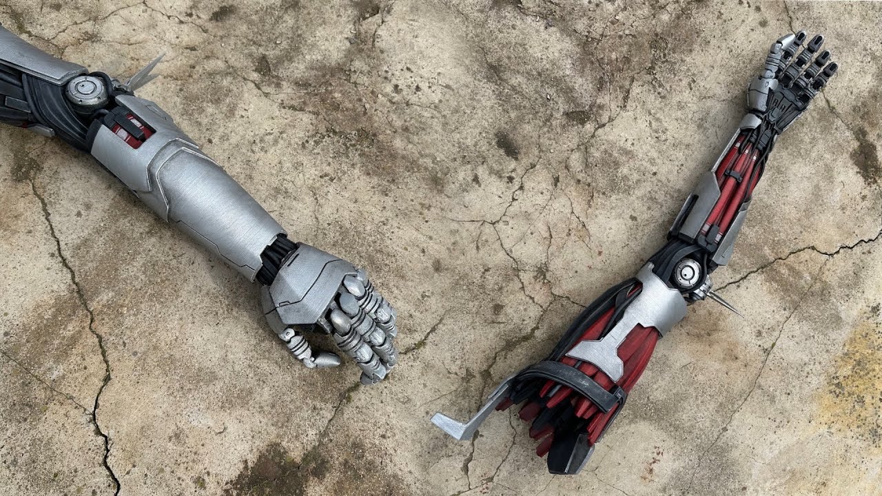 3D Printed Johnny Silverhand 1:1 Arm Replica from Cyberpunk 2077 - YouTube