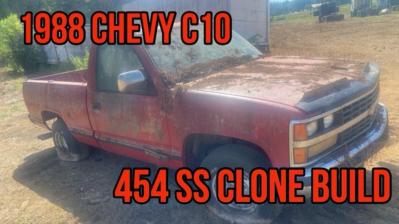1988 Chevy C1500 454 SS CLONE Getting started on this build - YouTube