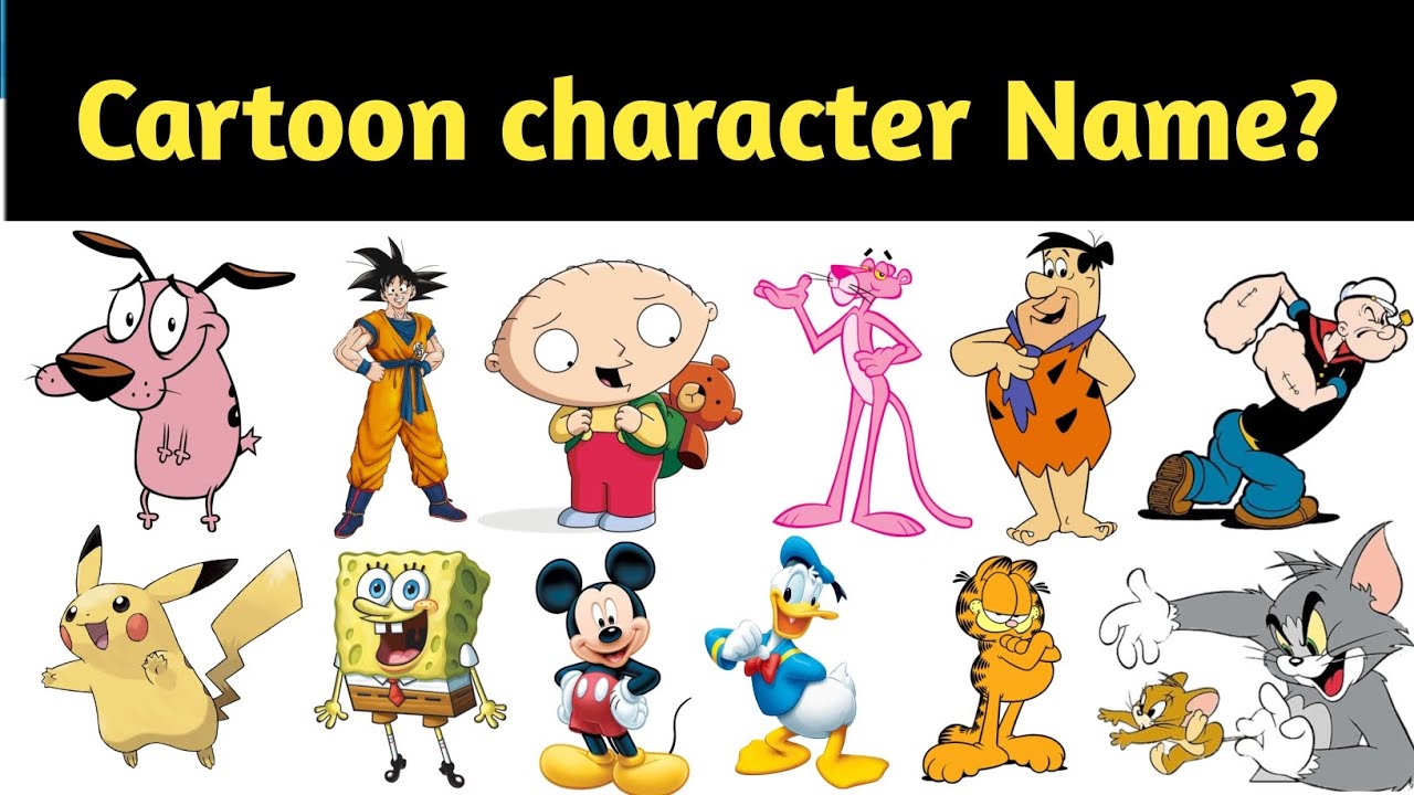 guess the cartoon character name quiz 2023 || guess 50 cartoon ...