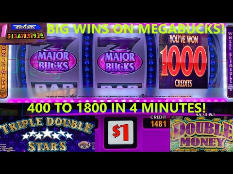 MEGABUCKS! AMAZING RUN! HUGE PROFIT! DOUBLE MONEY + TRIPLE DOUBLE STARS ...