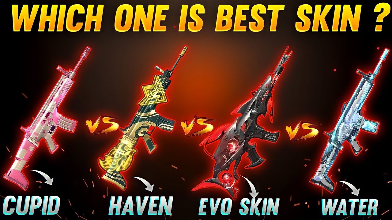 BEST SCAR SKIN IN FREE FIRE | FREE FIRE BEST SCAR SKIN | TOP 5 BEST ...